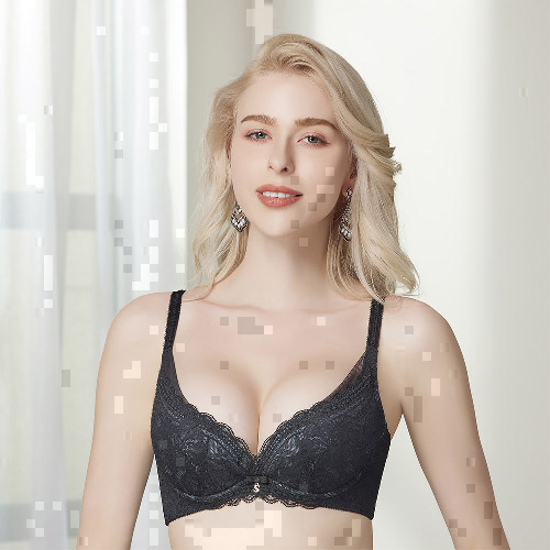 SWEAR 思薇爾 【思薇爾】撩波新花漾系列B-E罩蕾絲集中包覆女內衣(黑色) | SOGOplus 線上購物